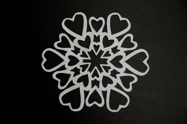 Paper Heart Snowflake - Creative Pop Up Cards