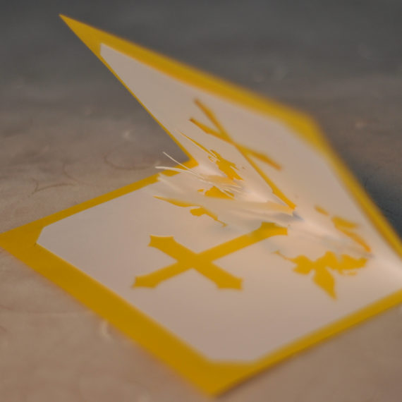 Christian Cross Pop Up Card Template - Creative Pop Up Cards