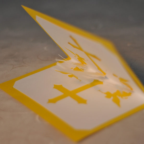 Christian Cross Pop Up Card Template - Creative Pop Up Cards