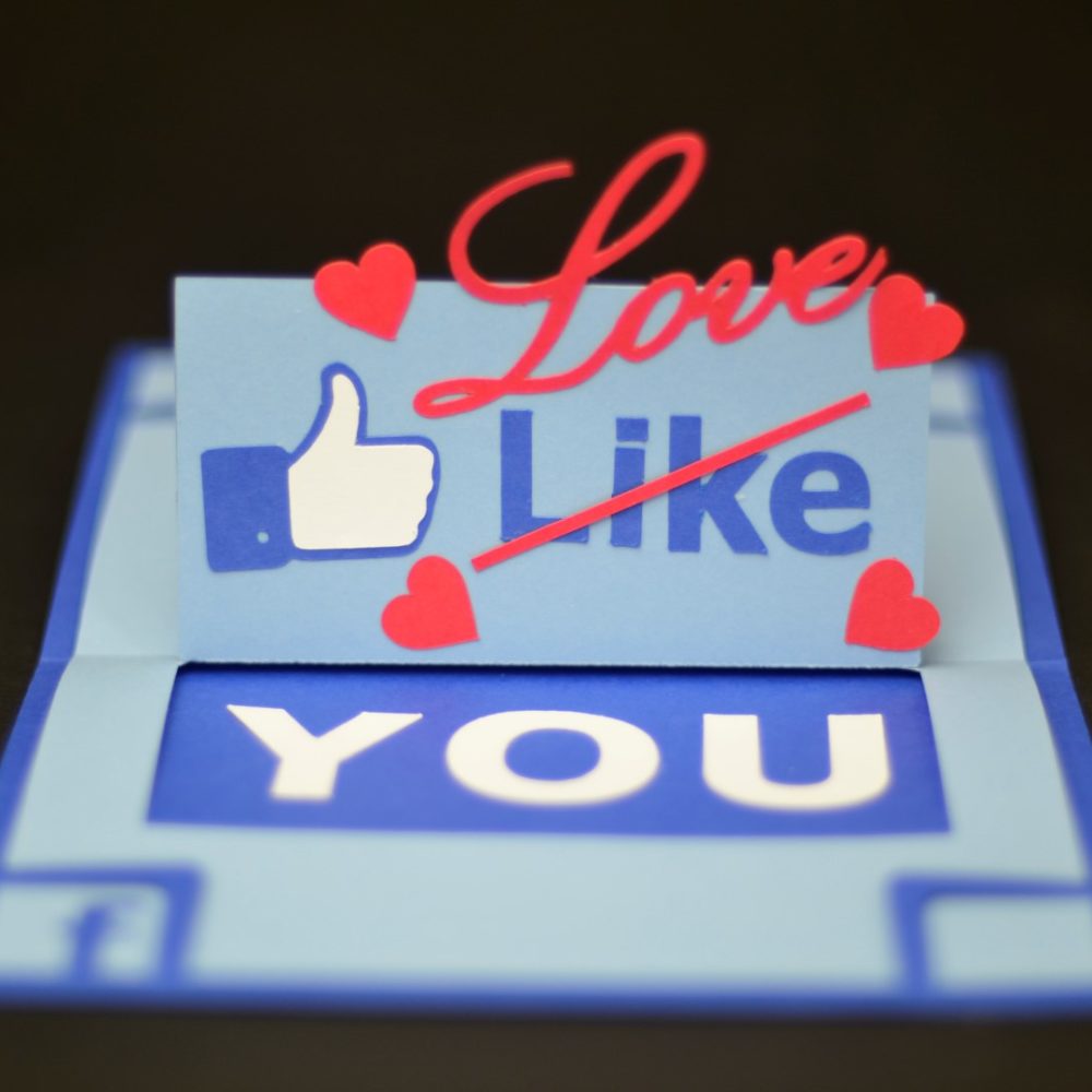 I Like You Pop Up Card Template - Creative Pop Up Cards