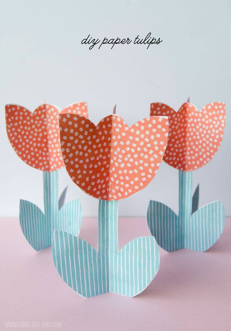 Paper Tulip Flower: Collection of the Best Handmade DIY Tutorials ...